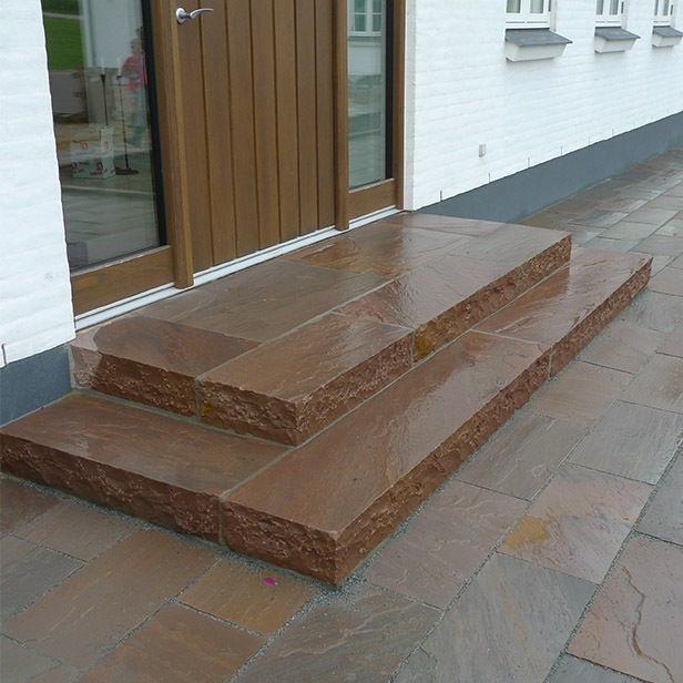 TRAPPETRIN 35x100/150 CM - Sandstone Natursten