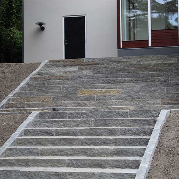 TRAPPETRIN 35x100/150 CM - Sandstone Natursten